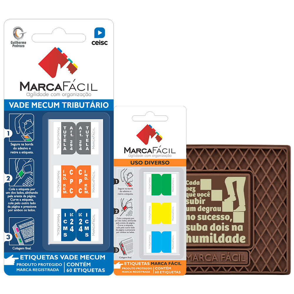 Kit Etiquetas Vade Mecum Tributário CEISC - Livraria Marca Fácil Kit Etiquetas Vade Mecum Tributário CEISC - Livraria Marca Fácil